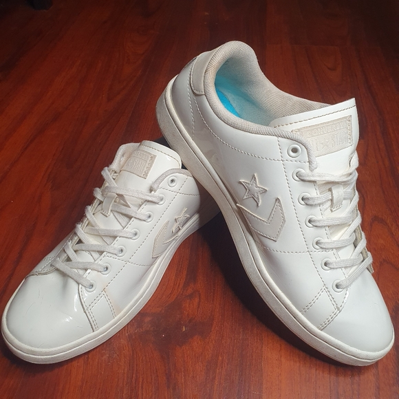 Converse | Shoes | Converse All Star Court Ox Patent Premium Leather ...